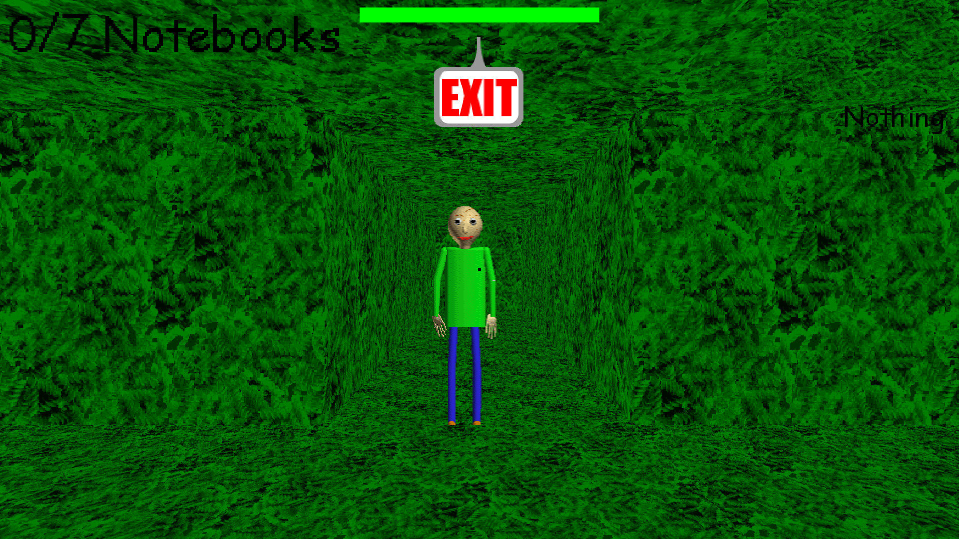 All is Grass Mod for Baldi's Basics | Baldi Mods