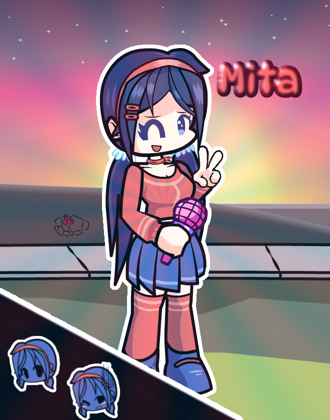 Mita in FNF! Mod for Friday Night Funkin' | FNF Mods