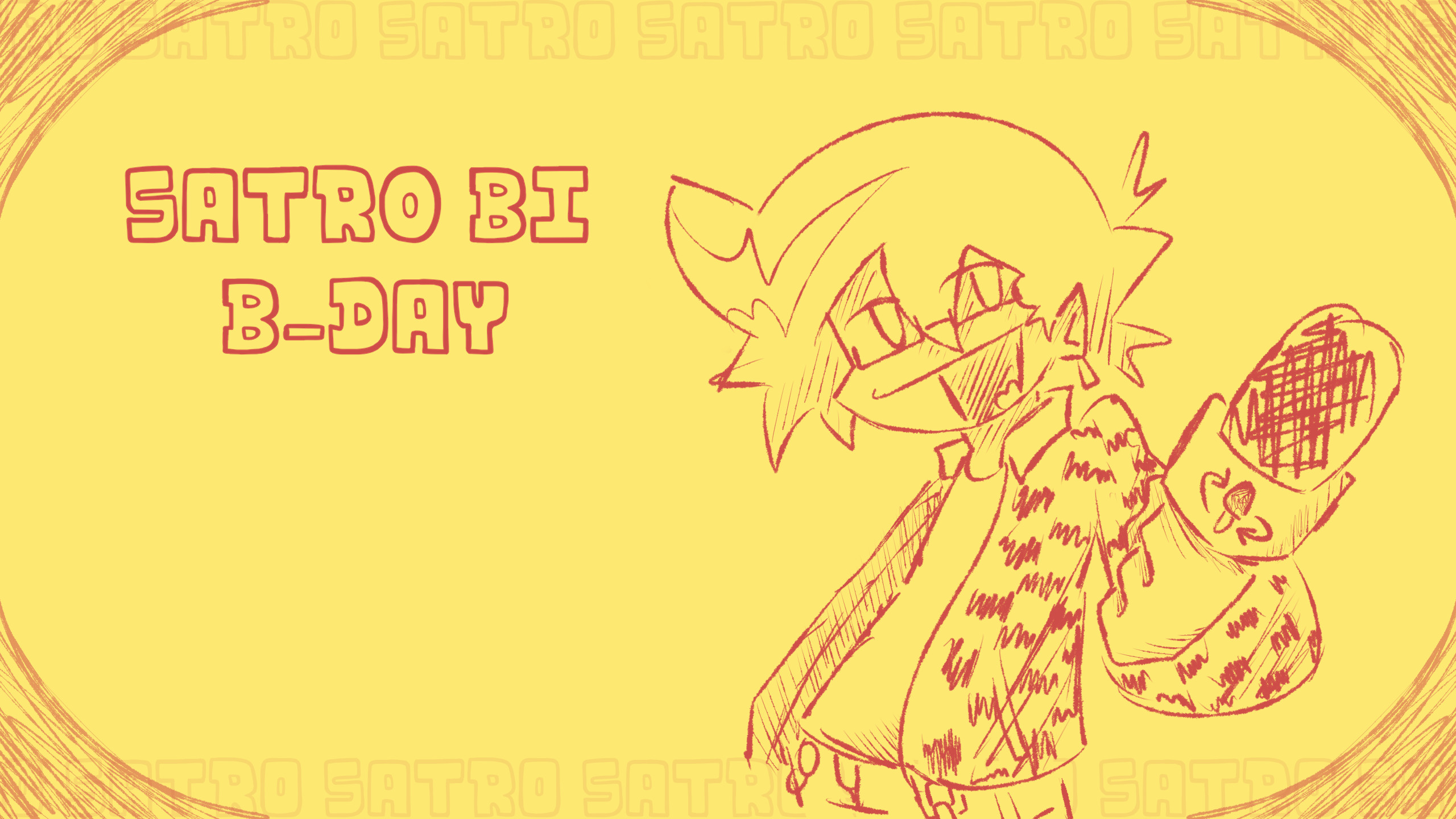 Satro Bi Birthday oneshot Mod for Friday Night Funkin' | FNF Mods