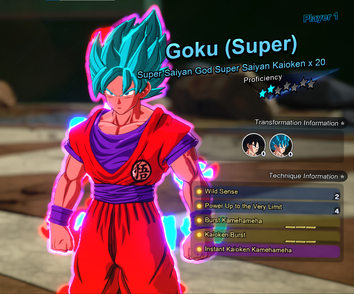 Goku Super Saiyan Blue Kaioken (NOT JSON) Mod for Dragon Ball: Sparking ...