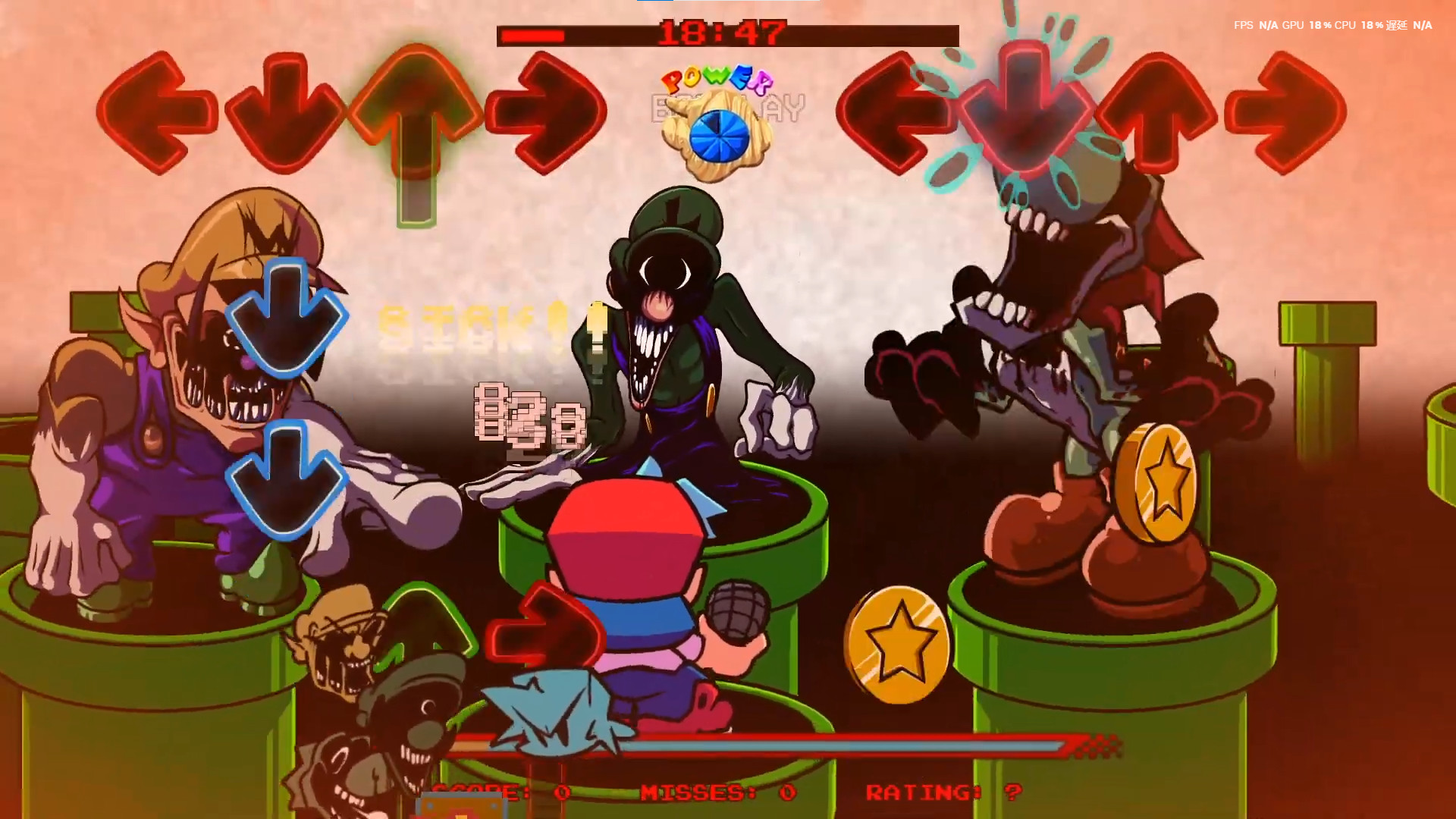 Secret Exit playable Mid effort :GimmickOfALLSTARS Mod for Friday Night ...