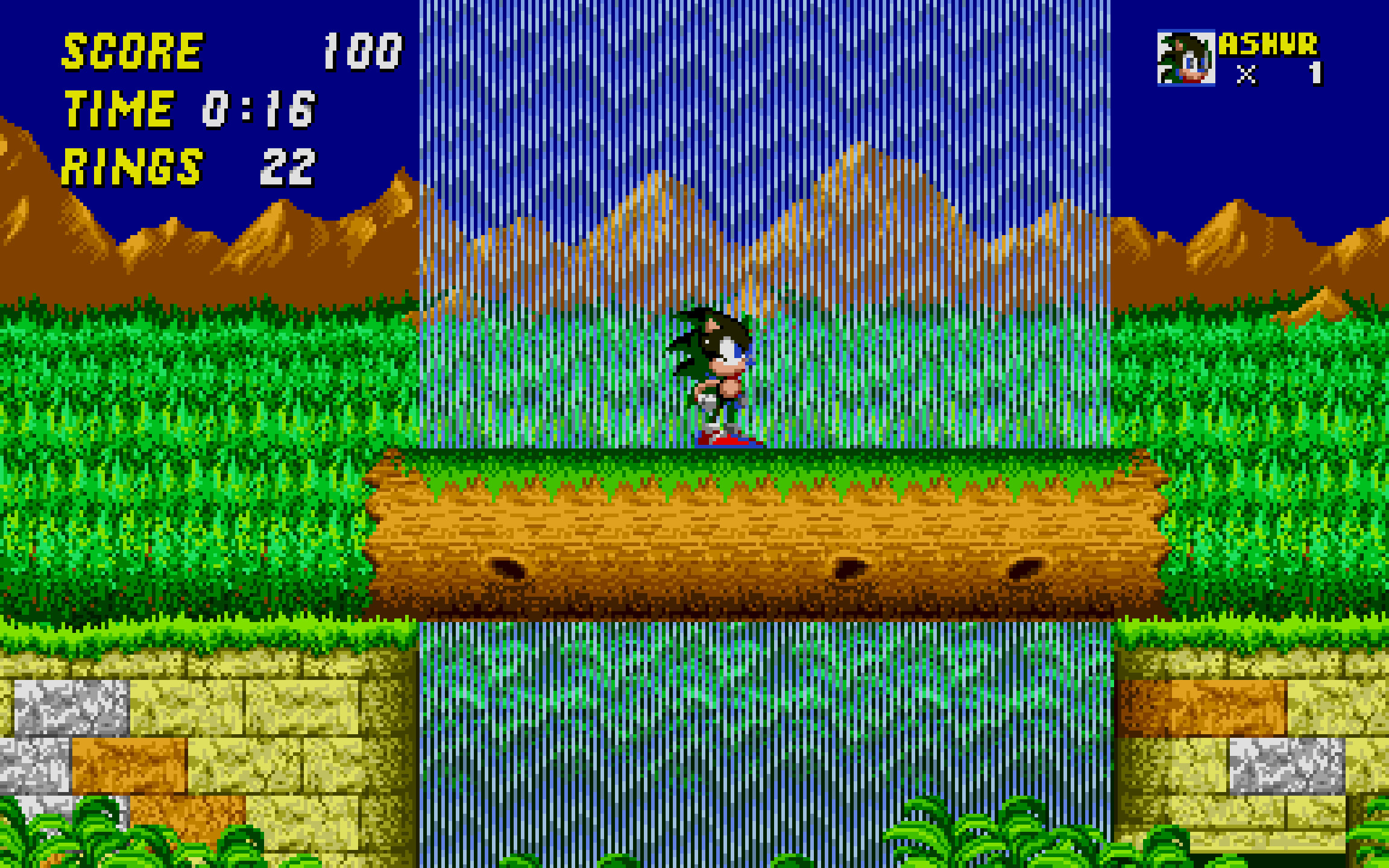 Ashura The GlitchHog Mod for Sonic the Hedgehog 2 (2013) | S2 2013 Mods