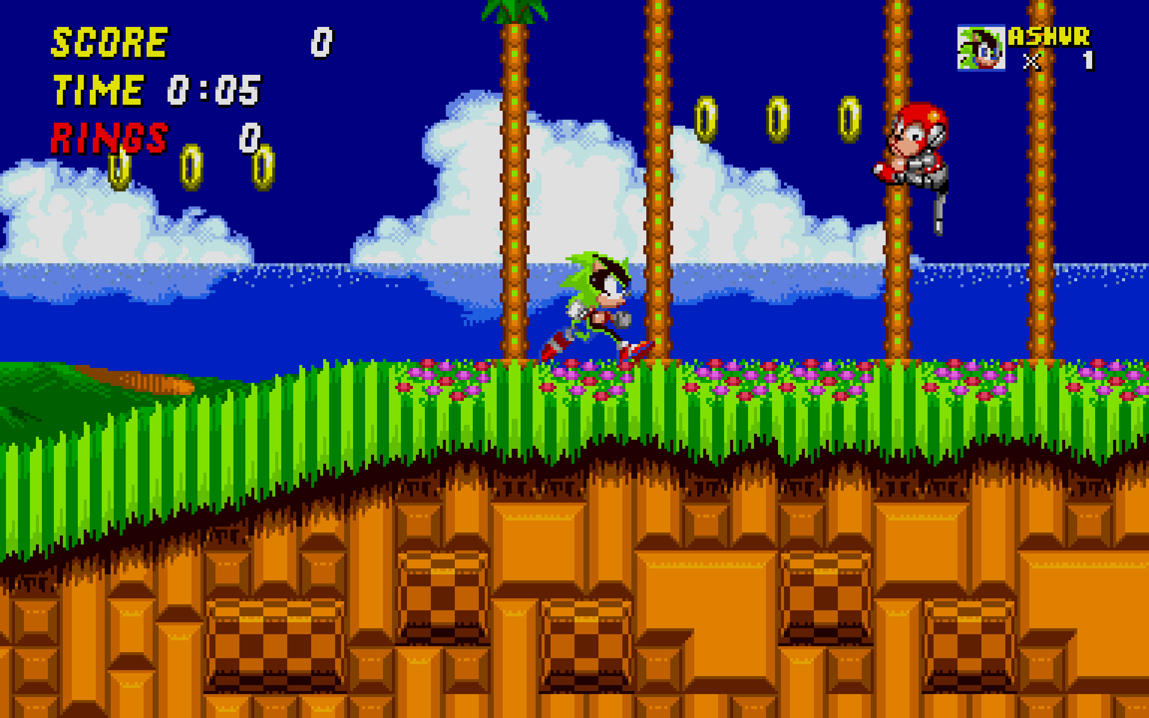 Ashura The GlitchHog Mod for Sonic the Hedgehog 2 (2013) | S2 2013 Mods