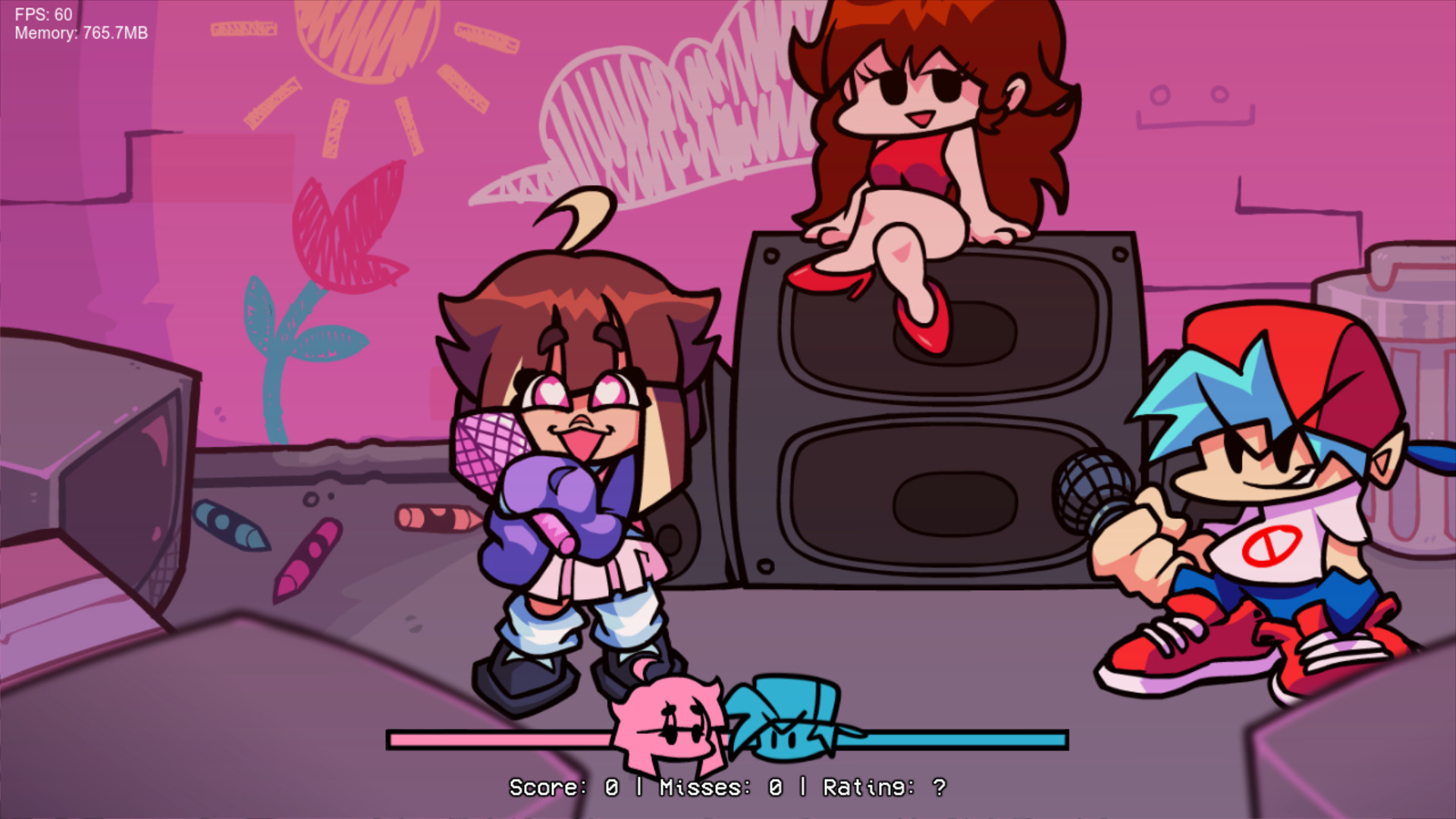 QT Rewired Psyched Out Mod for Friday Night Funkin' | FNF Mods