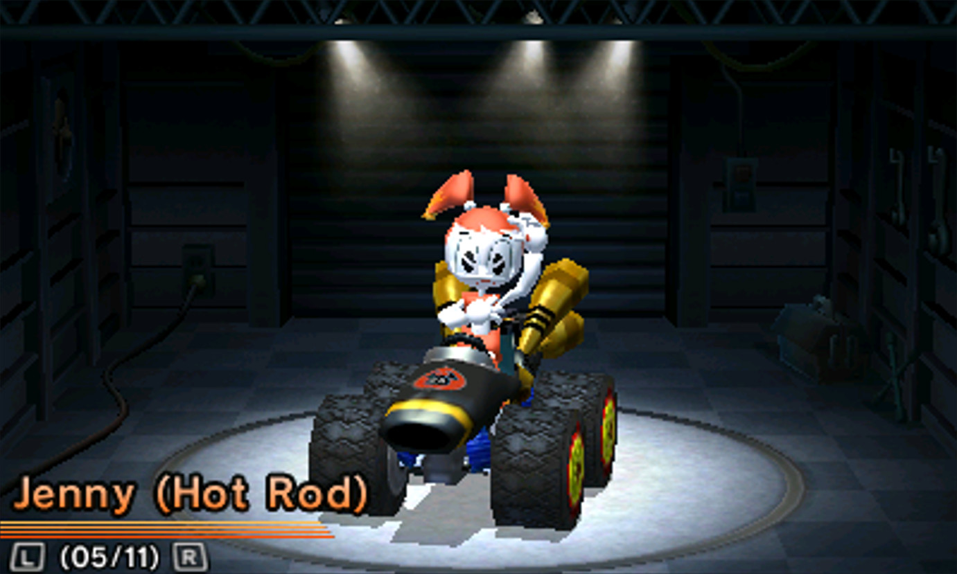 Hot Rod Jenny Wakeman Mod for Mario Kart 7 | MK7 Mods
