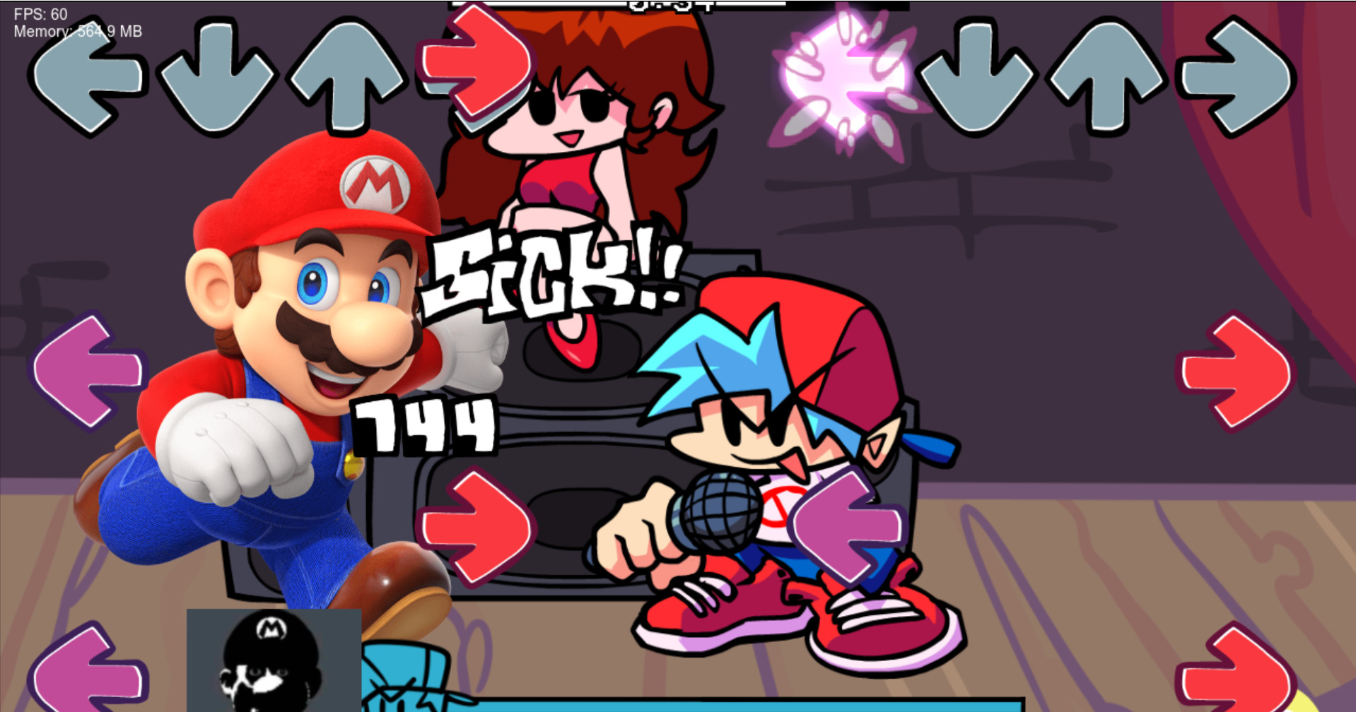 Vs Mario.png Mod for Friday Night Funkin' | FNF Mods