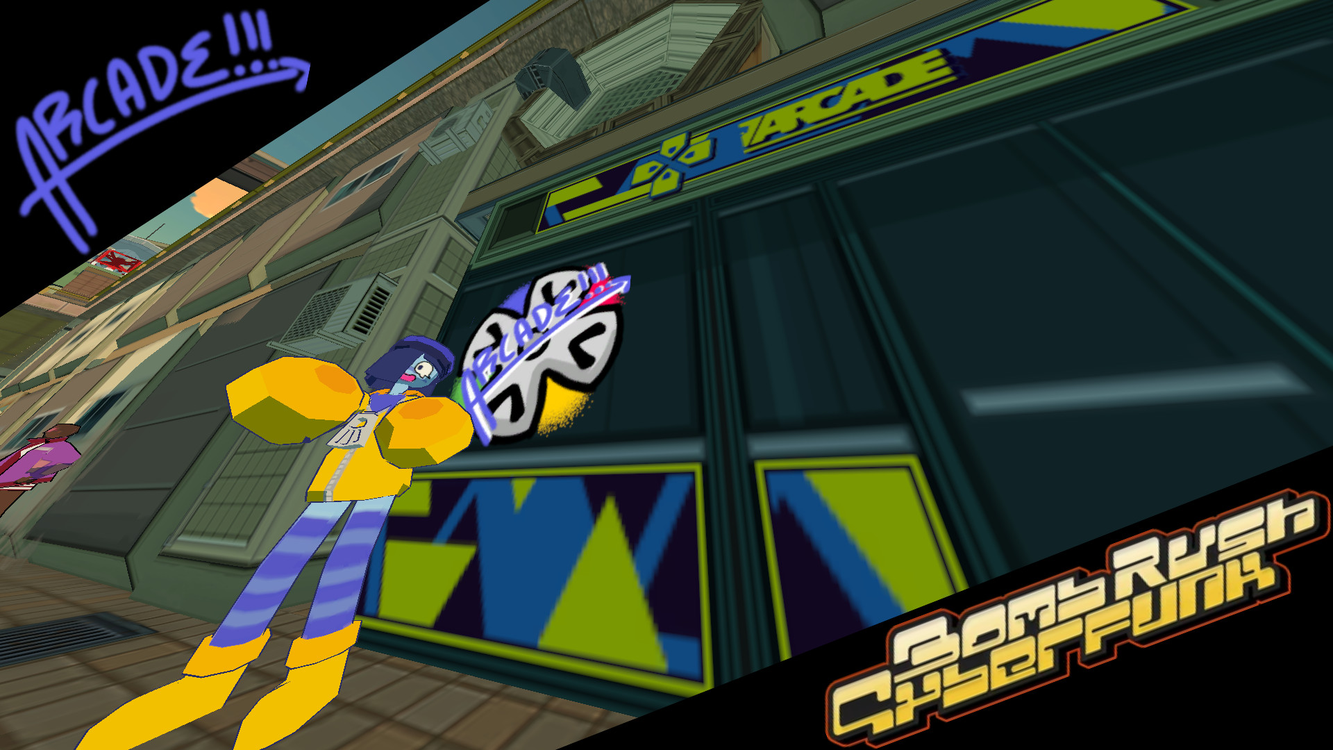 ~Arcade!!! (Persona OC) Mod for Bomb Rush Cyberfunk | BRC Mods