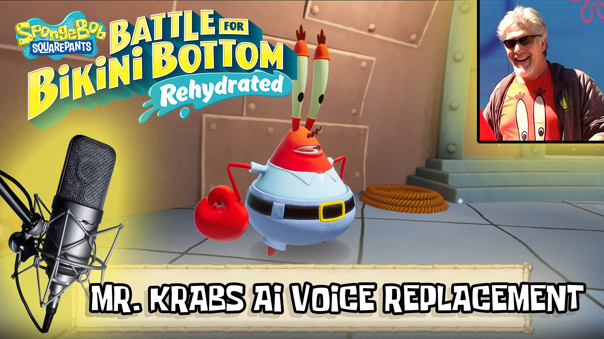 Mr. Krabs AI Voice Replacement Mod for SpongeBob: Battle for Bikini ...