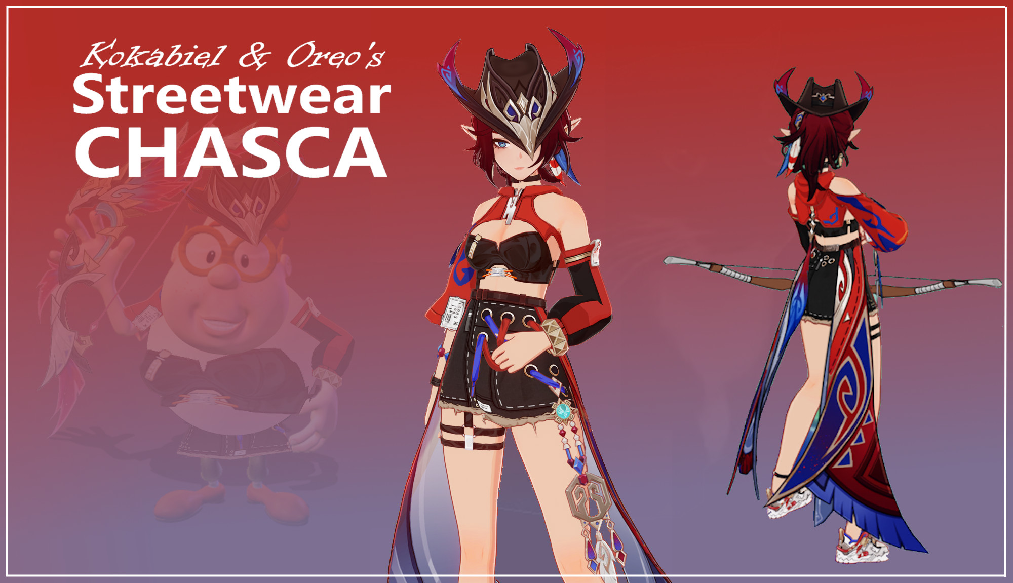 Streetwear Chasca Mod for Genshin Impact | GI Mods