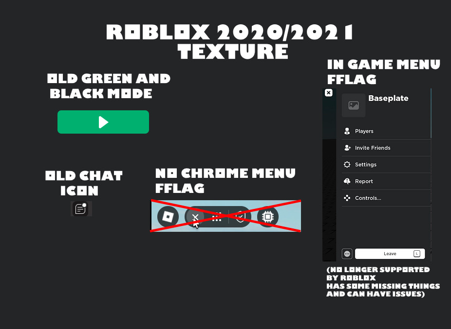 Roblox 2020/2021 (green buttons)) Mod for Roblox | RBLX Mods
