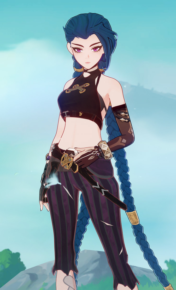 JINXed CHASCA Mod for Genshin Impact | GI Mods