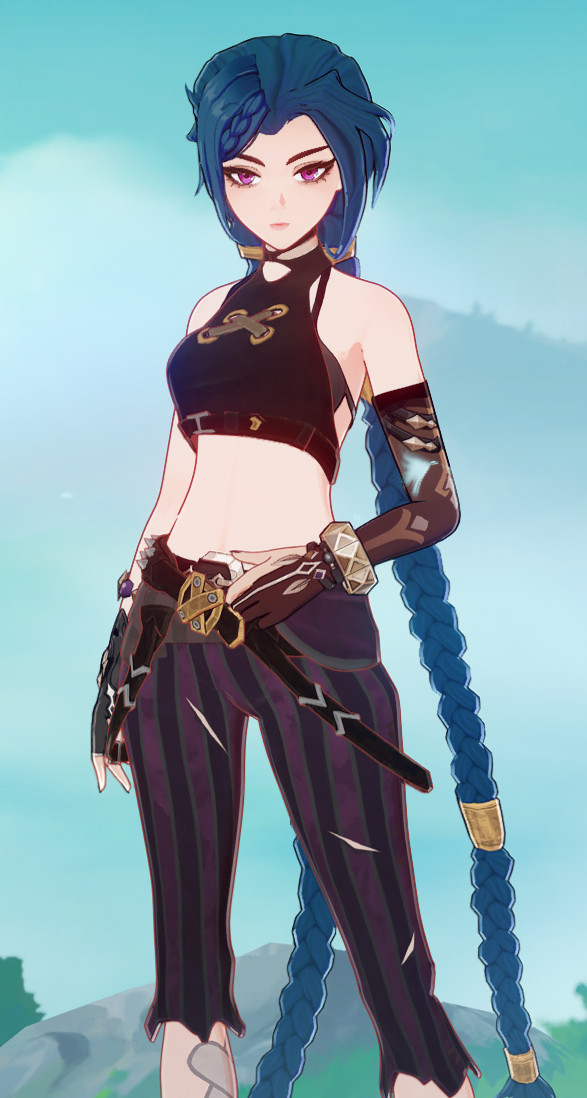 JINXed CHASCA Mod for Genshin Impact | GI Mods