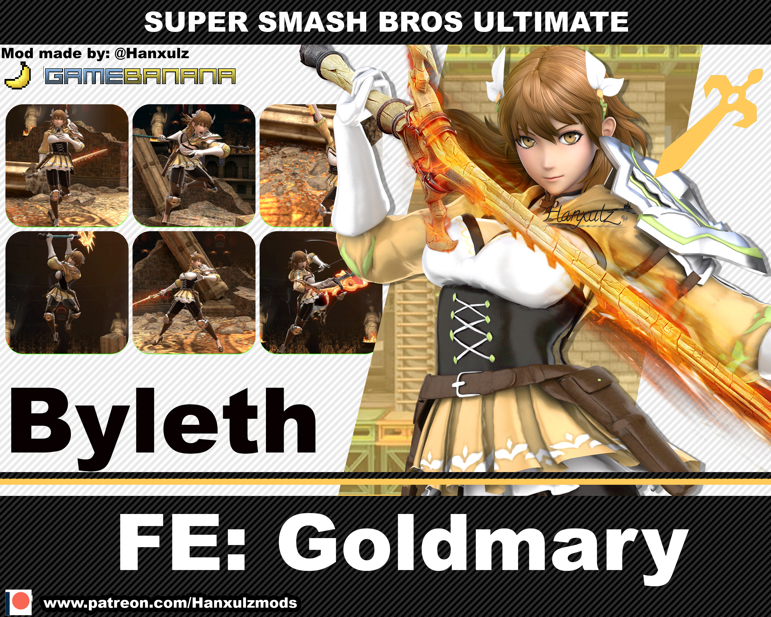 Byleth (FE Engage: Goldmary) Mod for Super Smash Bros. Ultimate | SSBU Mods