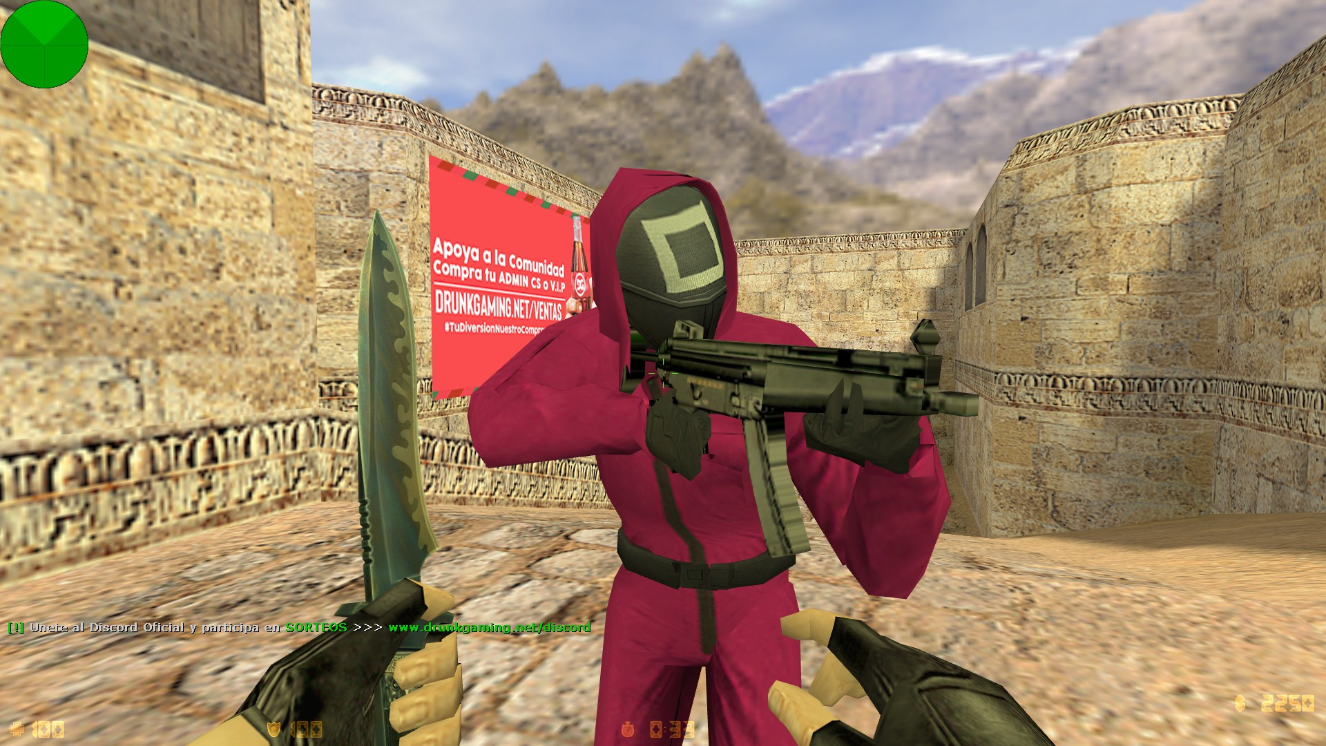 Squid Game Guard (Cleo Cazo) Mod for Counter-Strike 1.6 | CS1.6 Mods