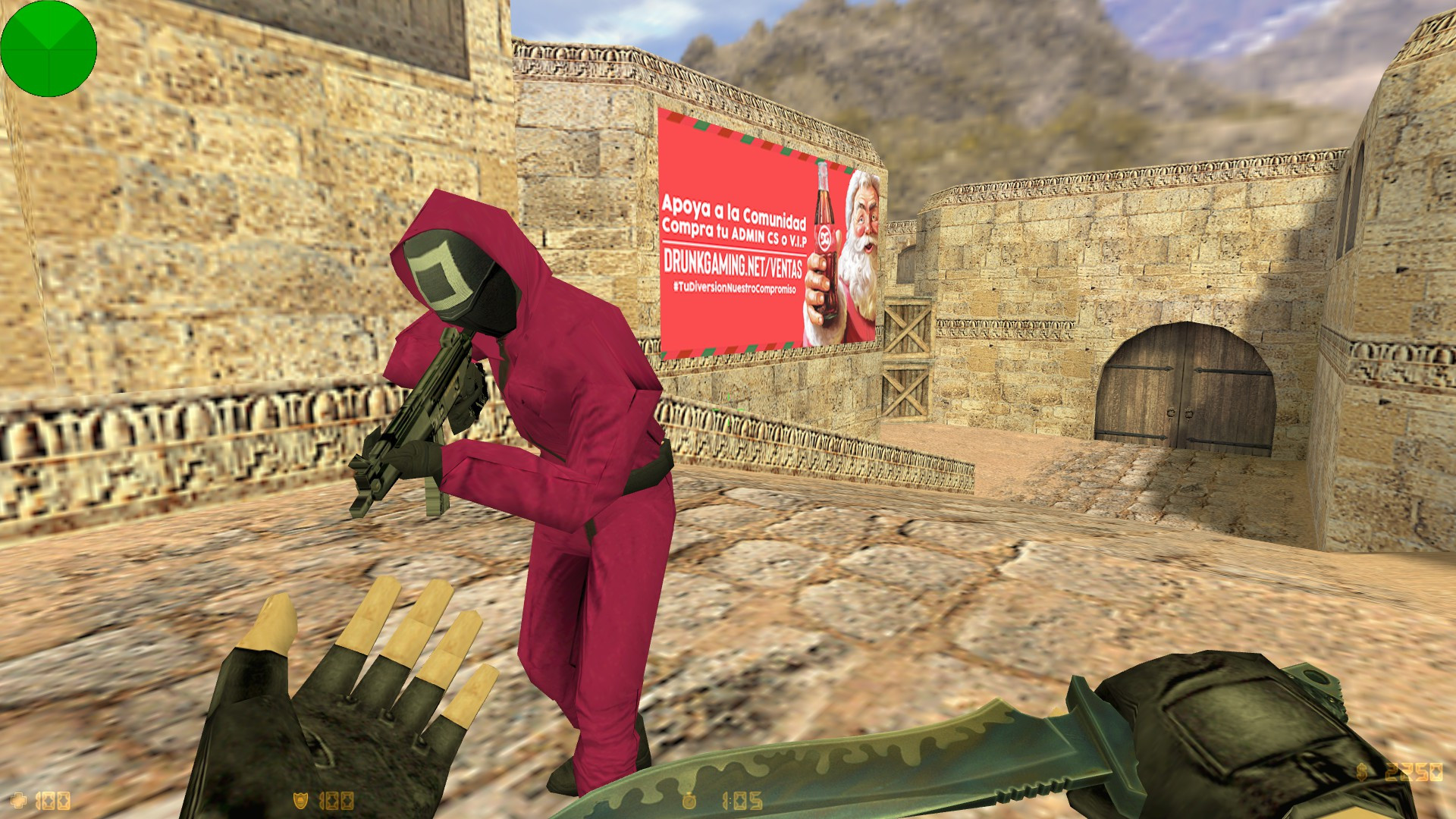 Squid Game Guard (Cleo Cazo) Mod for Counter-Strike 1.6 | CS1.6 Mods