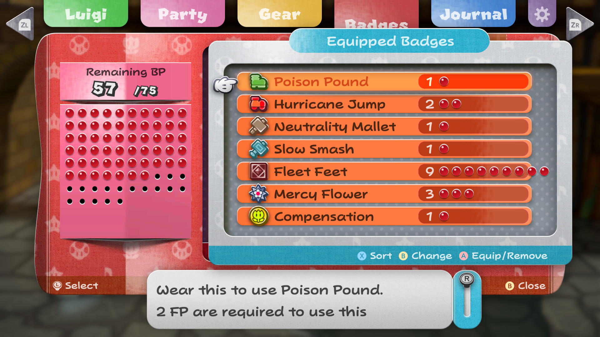 Custom Modified Badges Mod for Paper Mario: The Thousand Year Door ...