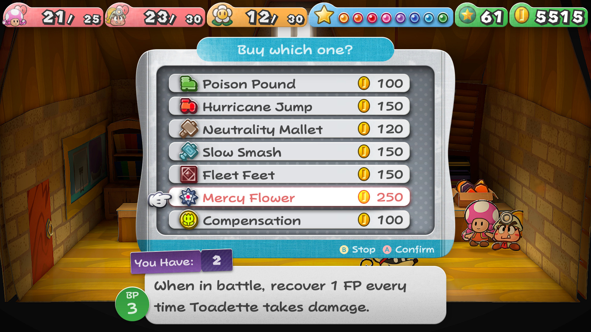 Custom Modified Badges Mod for Paper Mario: The Thousand Year Door ...