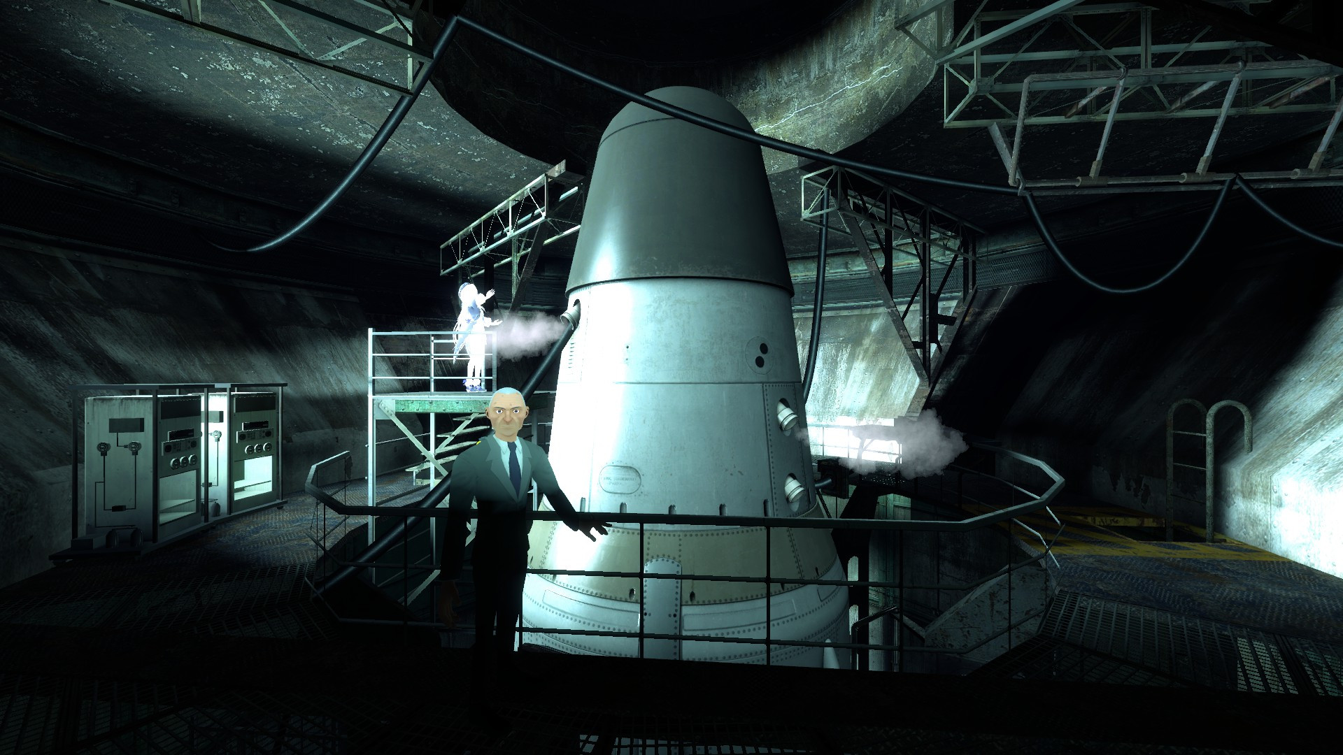 Gray mann as gman Mod for Half-Life 2 | HL2 Mods