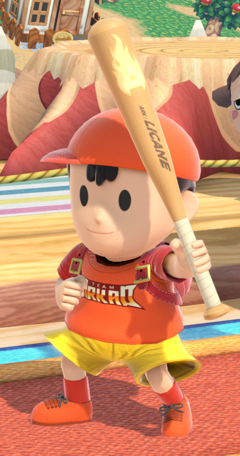 ARK Ness (fire recolor + effects) Mod for Super Smash Bros. Ultimate ...