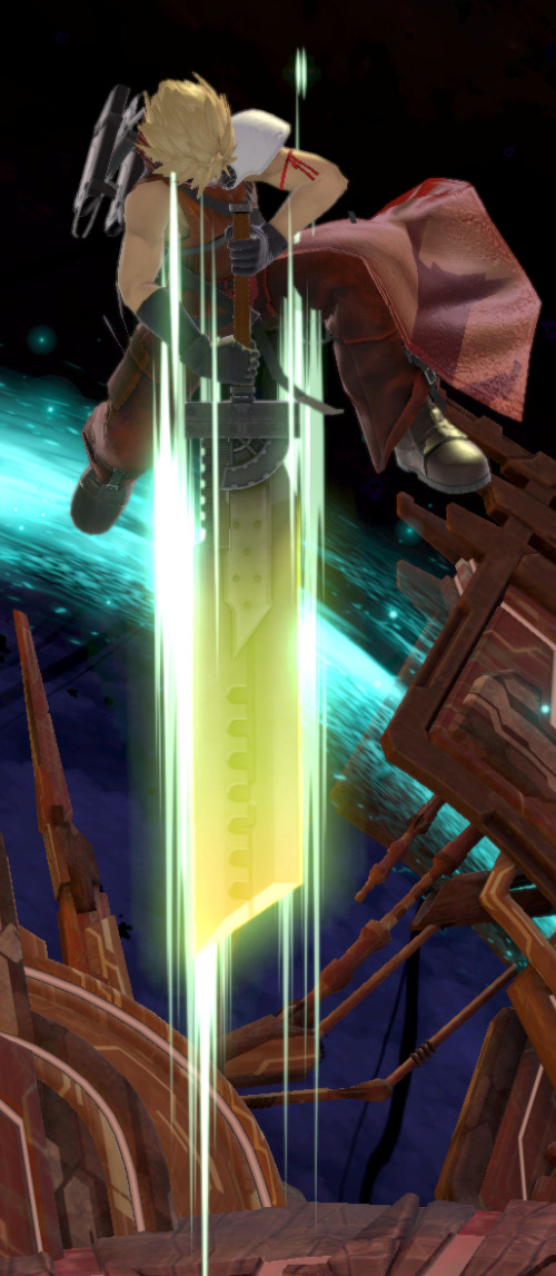 ARK Cloud (fire recolor + effects) Mod for Super Smash Bros. Ultimate ...