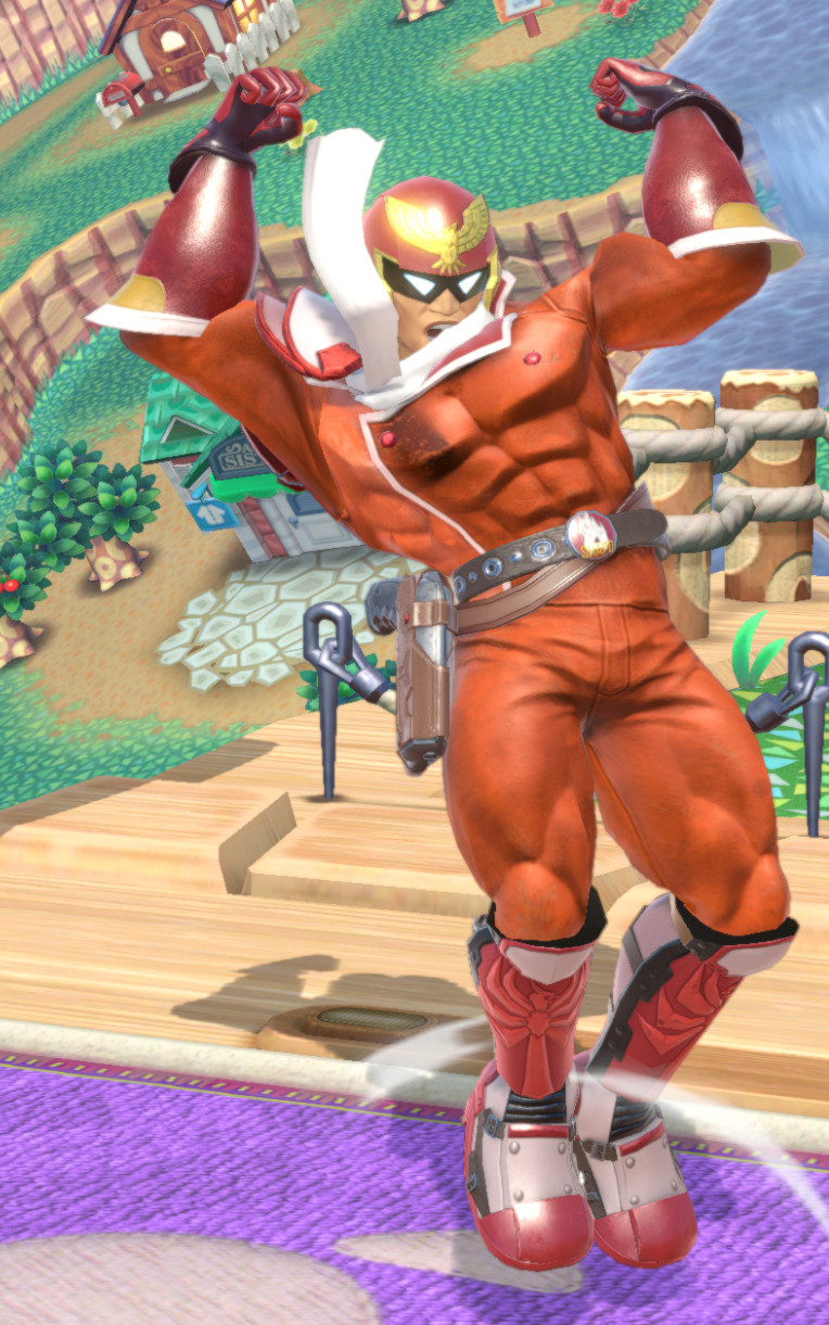 ARK Falcon (fire recolor) Mod for Super Smash Bros. Ultimate | SSBU Mods