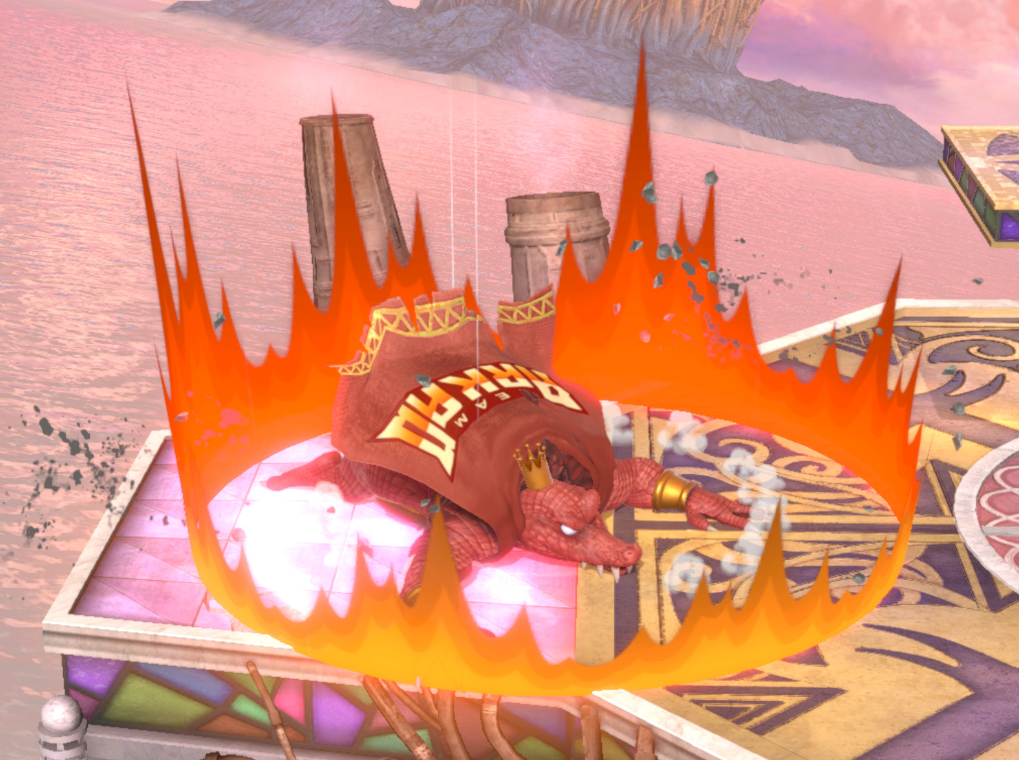 ARK K. Rool (fire recolor + effects) Mod for Super Smash Bros. Ultimate ...