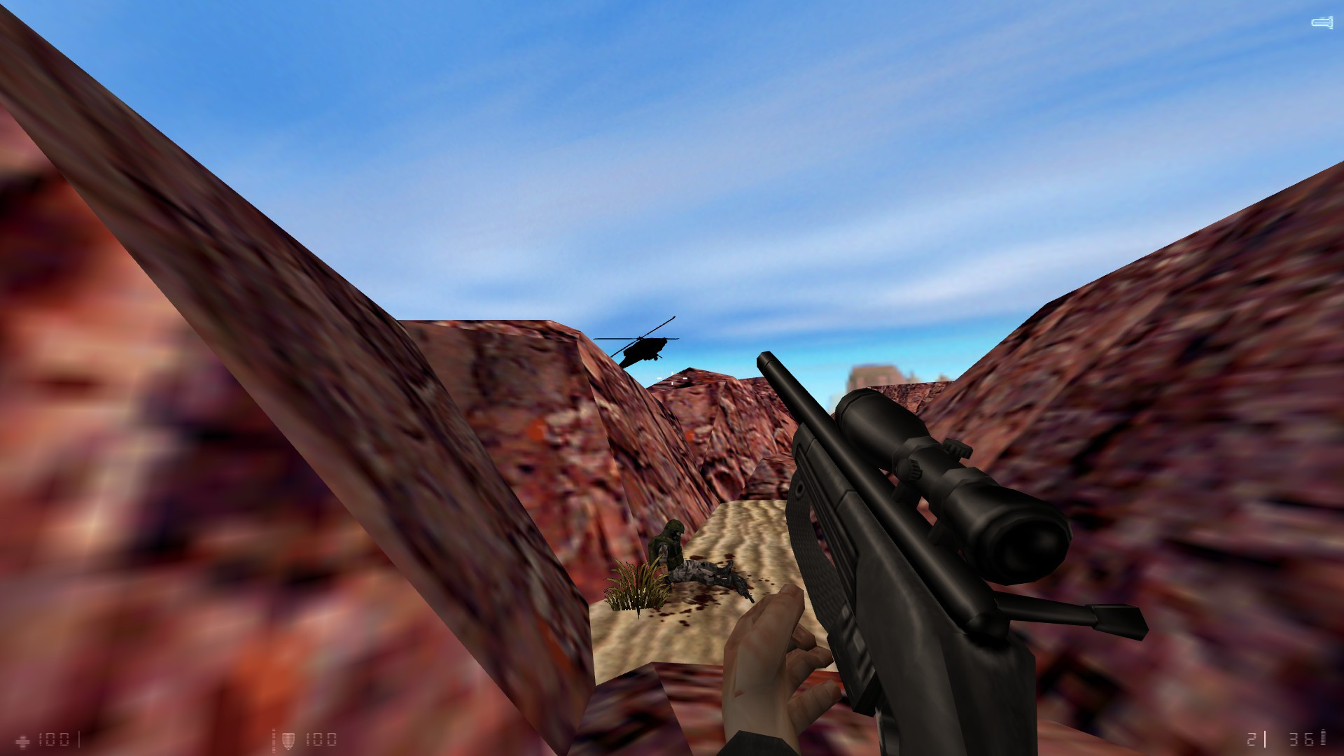 Gray Sniper Rifle Retexture for Opposing Force Mod for Half-Life ...