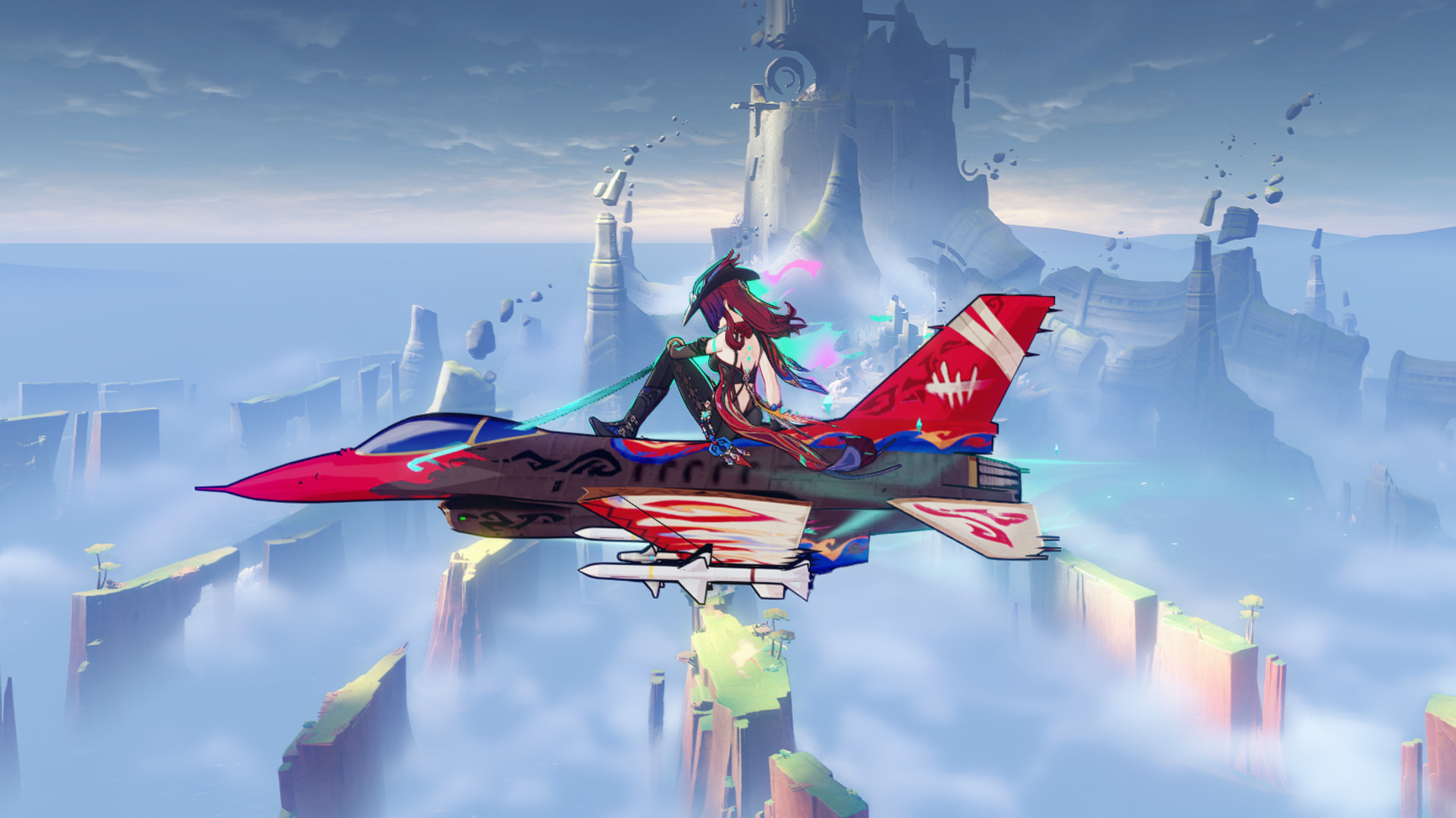 F-16C Fighting Falcon [Replaces Chasca Gun] Mod for Genshin Impact | GI ...