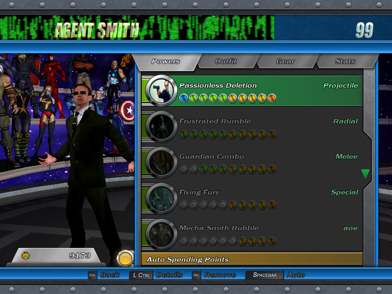 Agent Smith (The Matrix) Mod for Marvel: Ultimate Alliance | MUA Mods