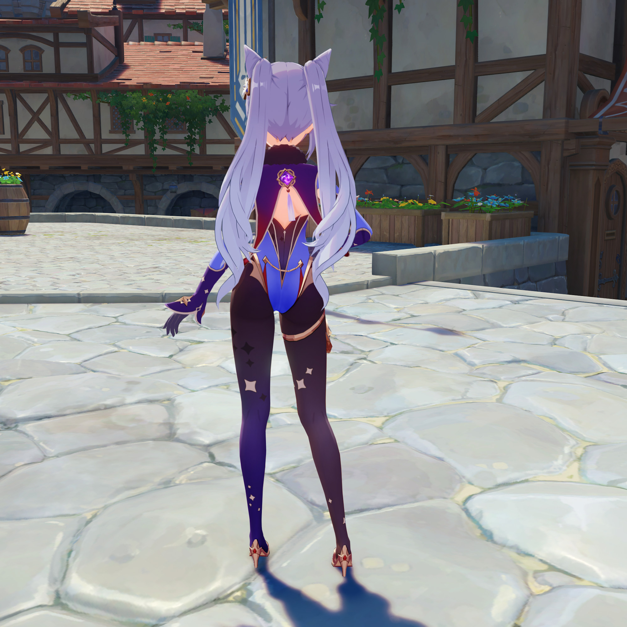 keqing mona outfit(+toggle) Mod for Genshin Impact | GI Mods