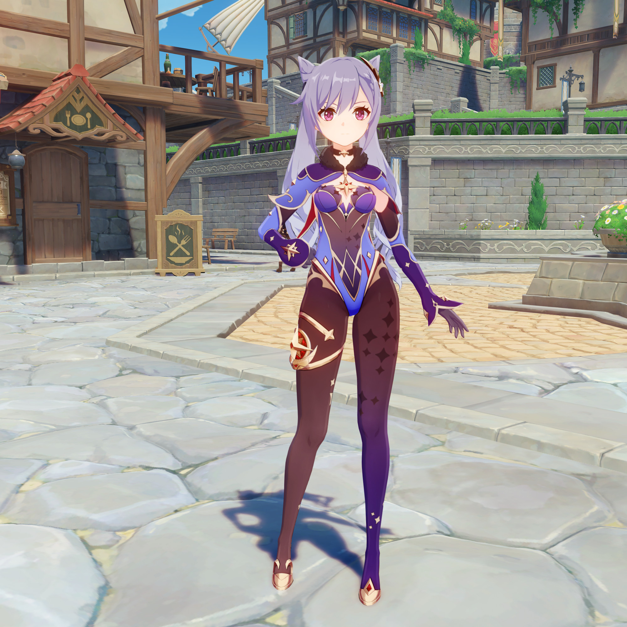 keqing mona outfit(+toggle) Mod for Genshin Impact | GI Mods