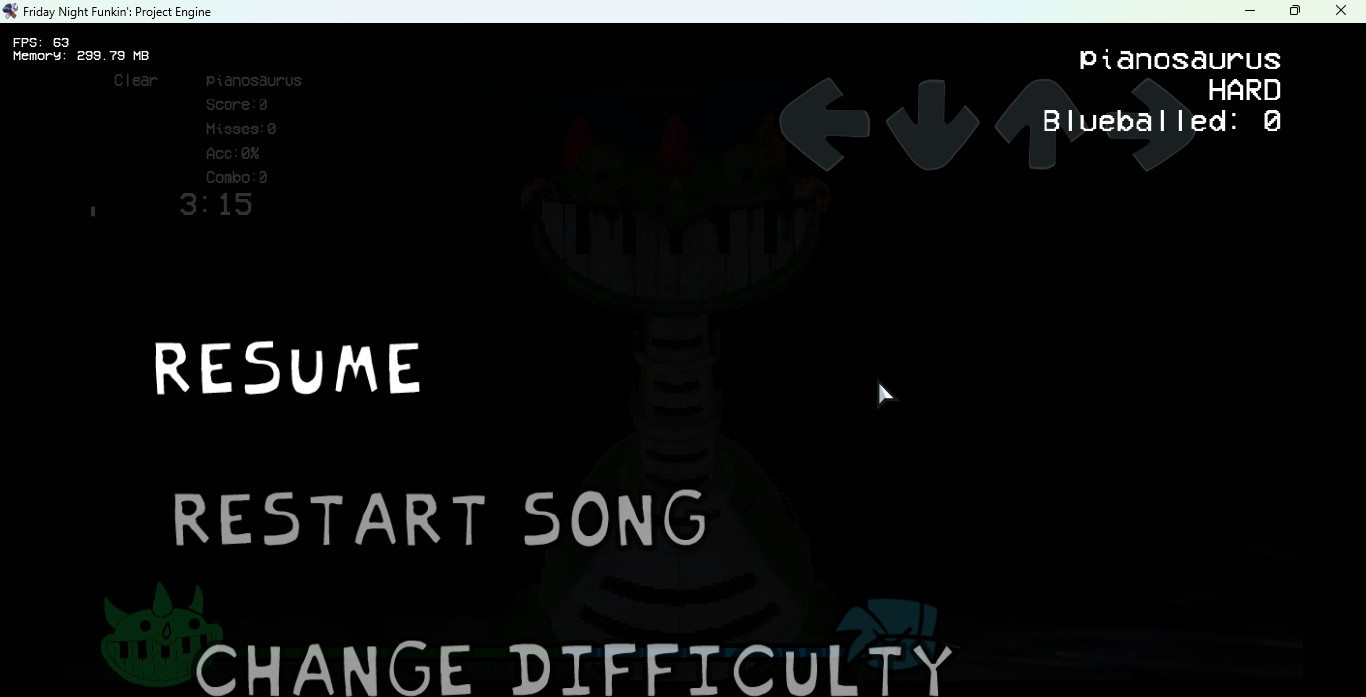 Vs. Pianosaurus (V1.4 UPDATE) Mod for Friday Night Funkin' | FNF Mods