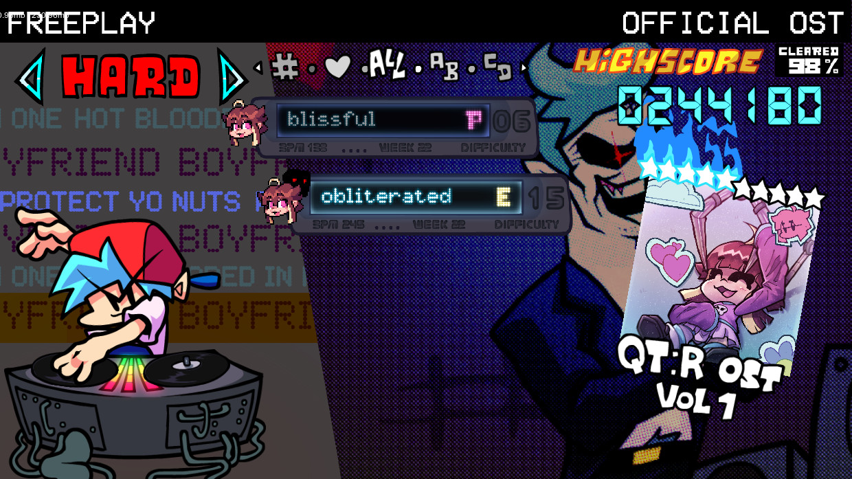 QT: Rewired [P-slice] Mod for Friday Night Funkin' | FNF Mods