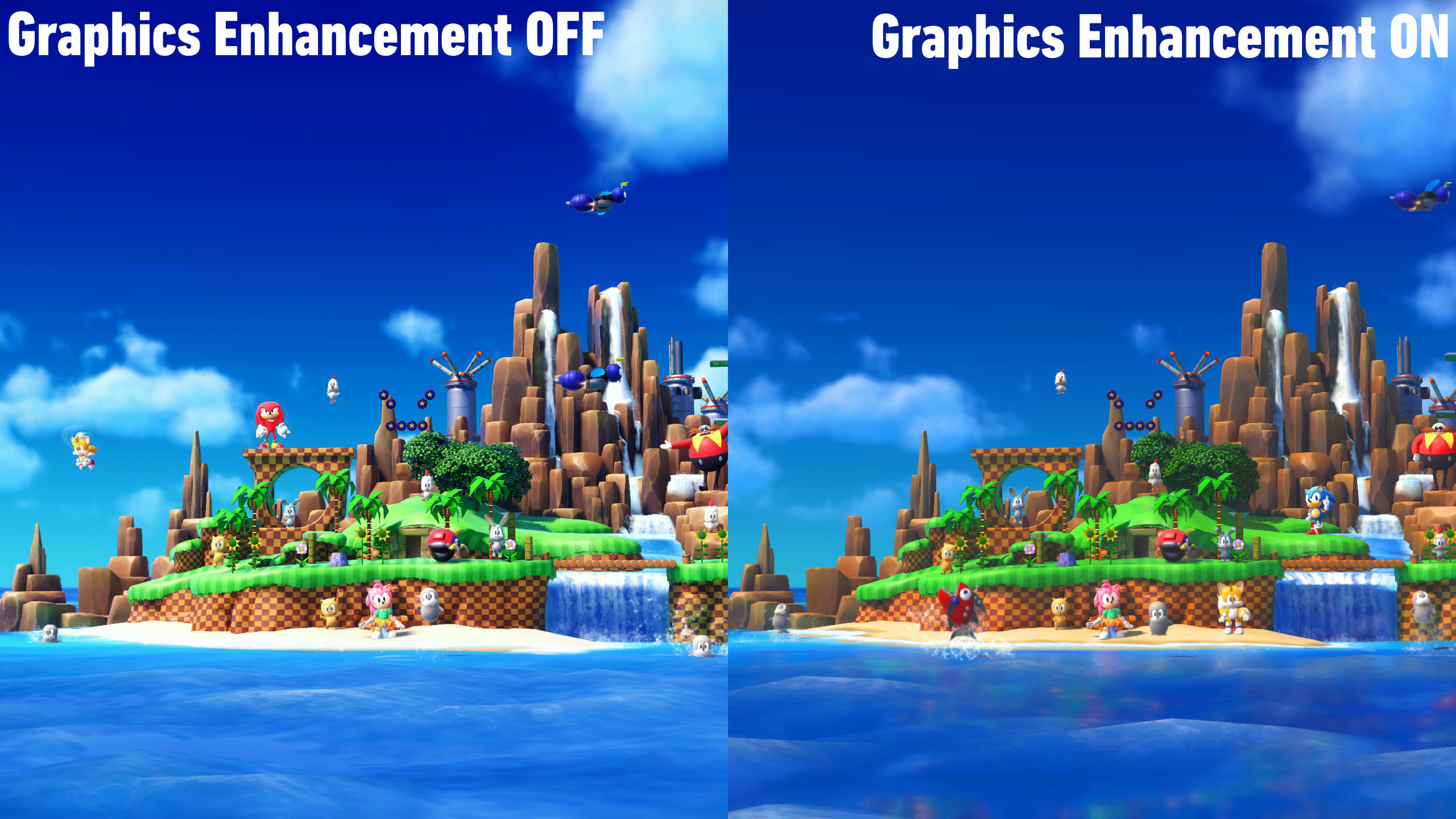 Graphics Enhancement on 3D Menus Mod for Sonic Origins | SO Mods