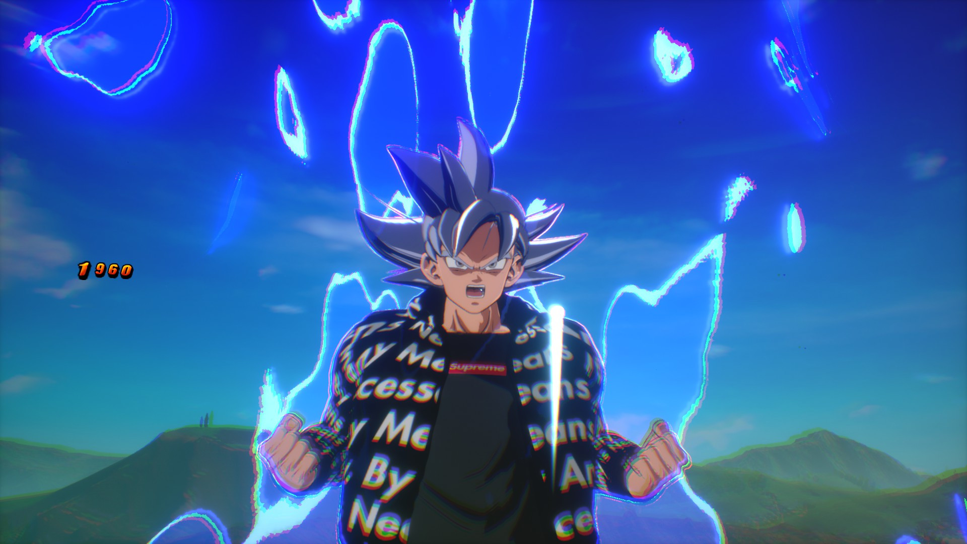 Goku (Blue/MUI) transform back into (God/Sign) Mod for Dragon Ball ...