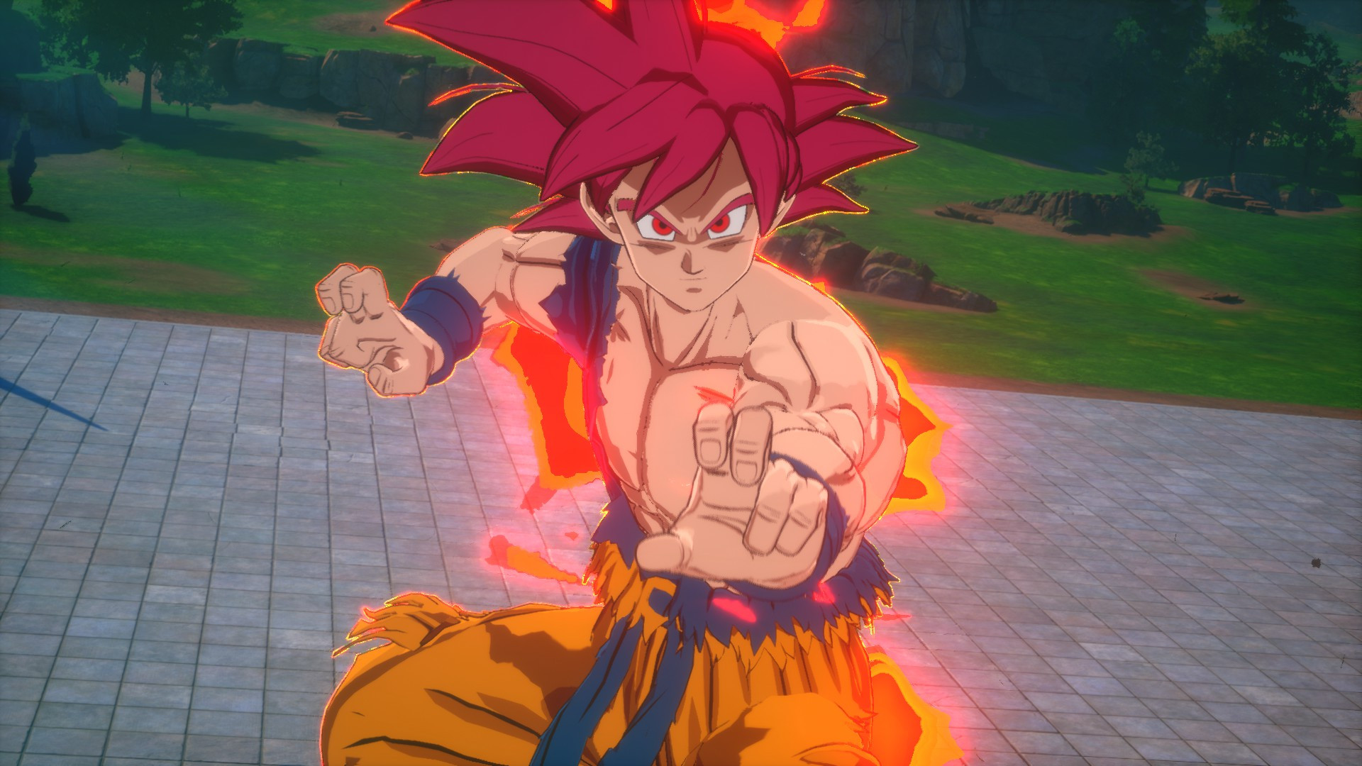 Goku (Blue/MUI) transform back into (God/Sign) Mod for Dragon Ball ...