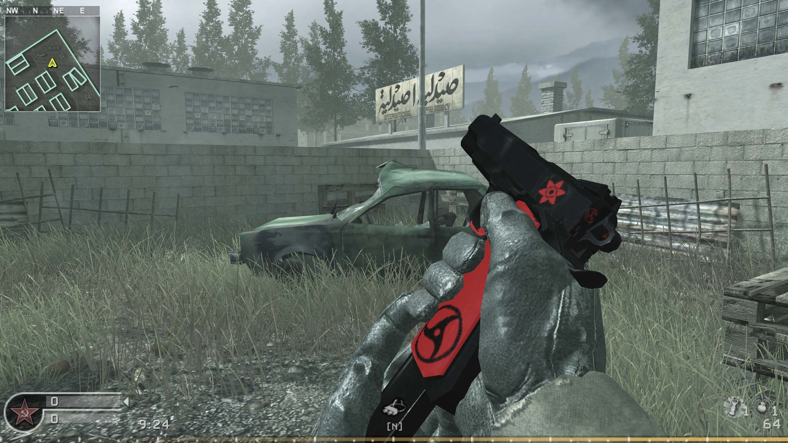 Sharingan Themed M1911 Custom Camo Mod for Call of Duty 4: Modern ...