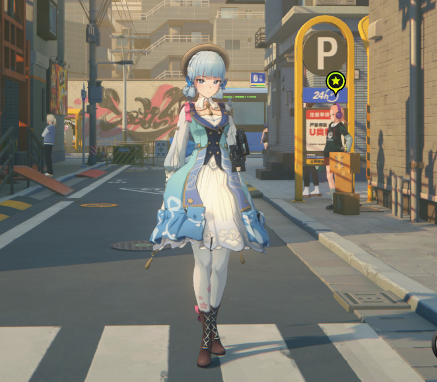 Hoshimi Miyabi_Kamisato Ayaka_2 Mod for Zenless Zone Zero | ZZZ Mods