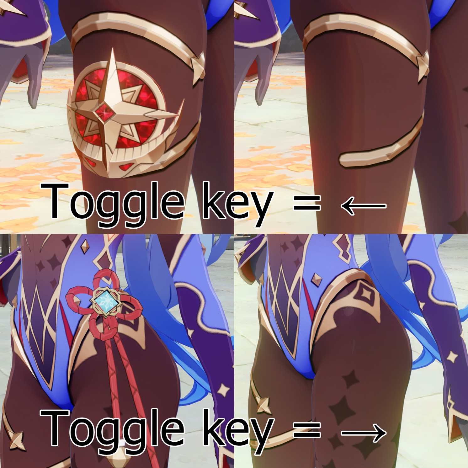 ganyu mona outfit(+toggle) Mod for Genshin Impact | GI Mods