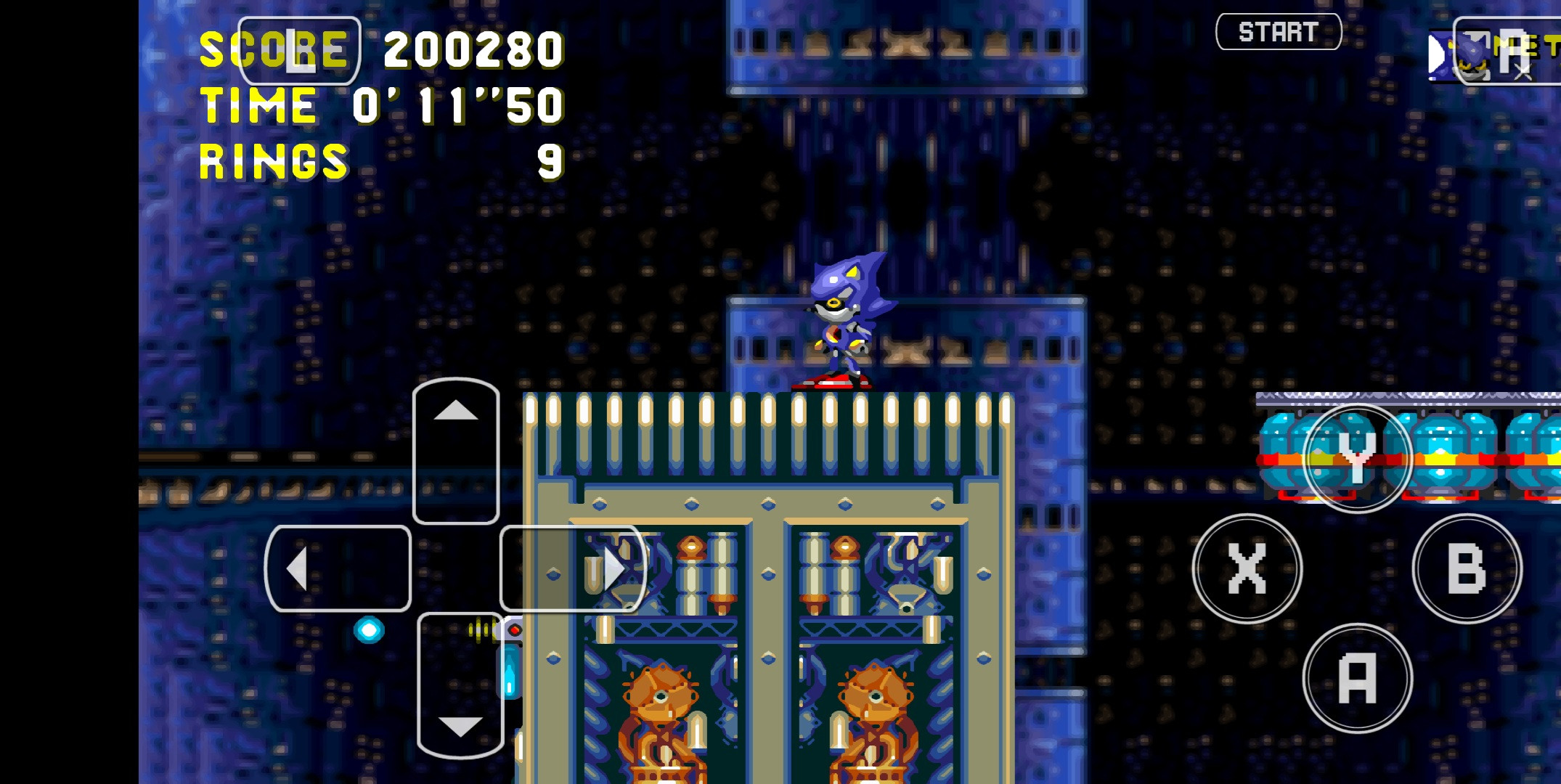 Metal sonic over tails yellow eyes Mod for Sonic 3 A.I.R. | S3AIR Mods