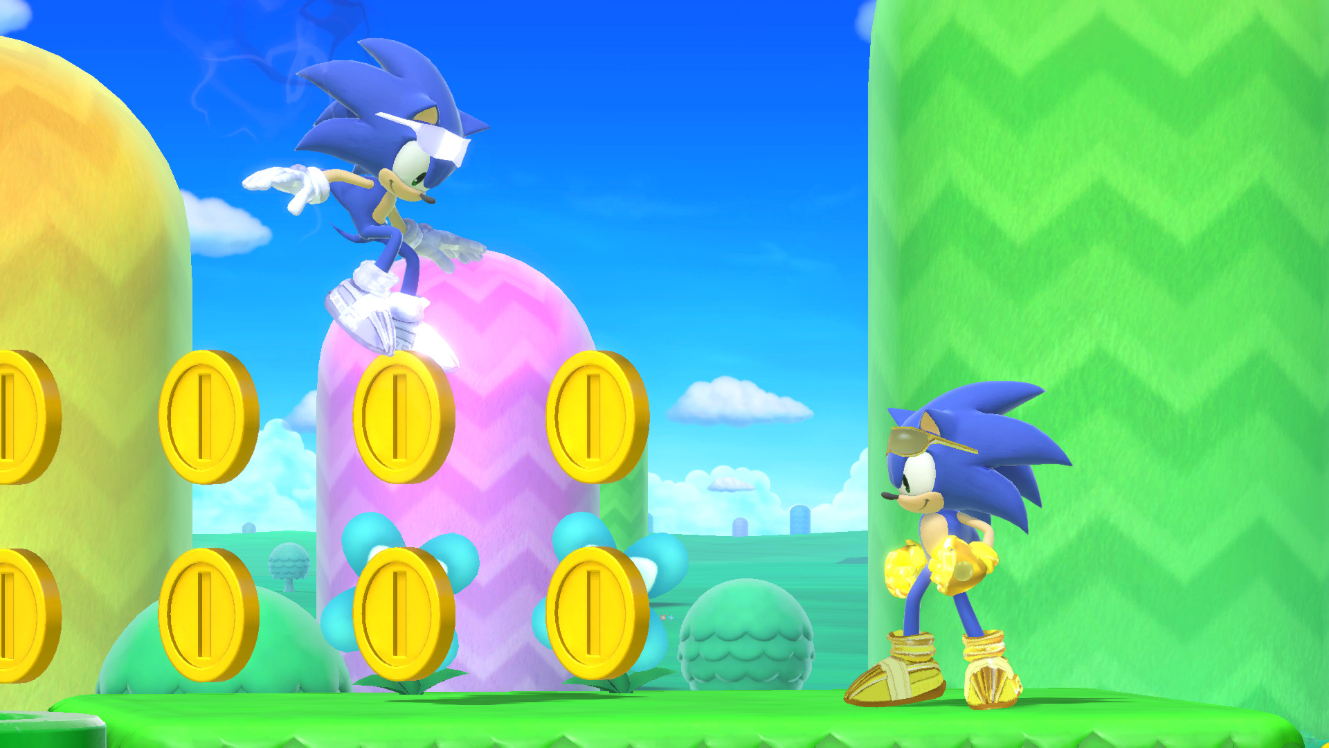 Gold Style Sonic Mod for Super Smash Bros. Ultimate | SSBU Mods