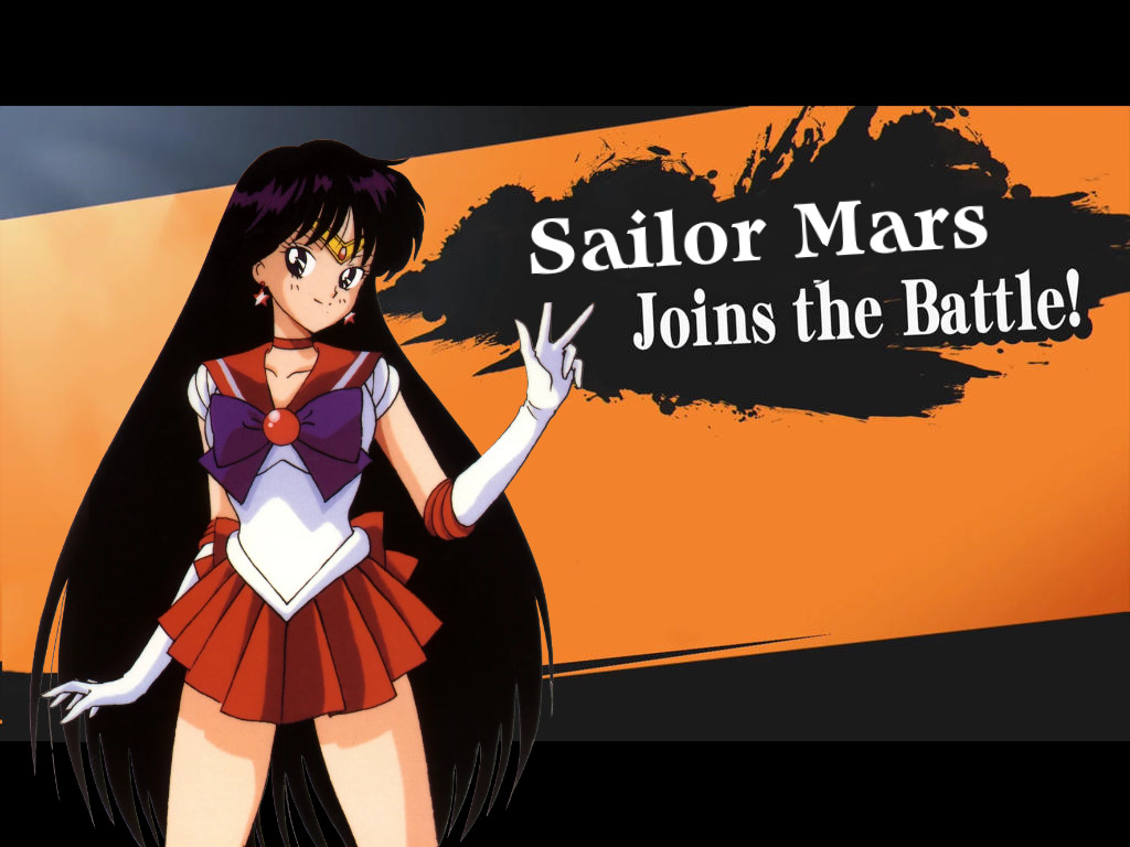 Sailor Mars over Roy Mod for Super Smash Bros. Ultimate | SSBU Mods