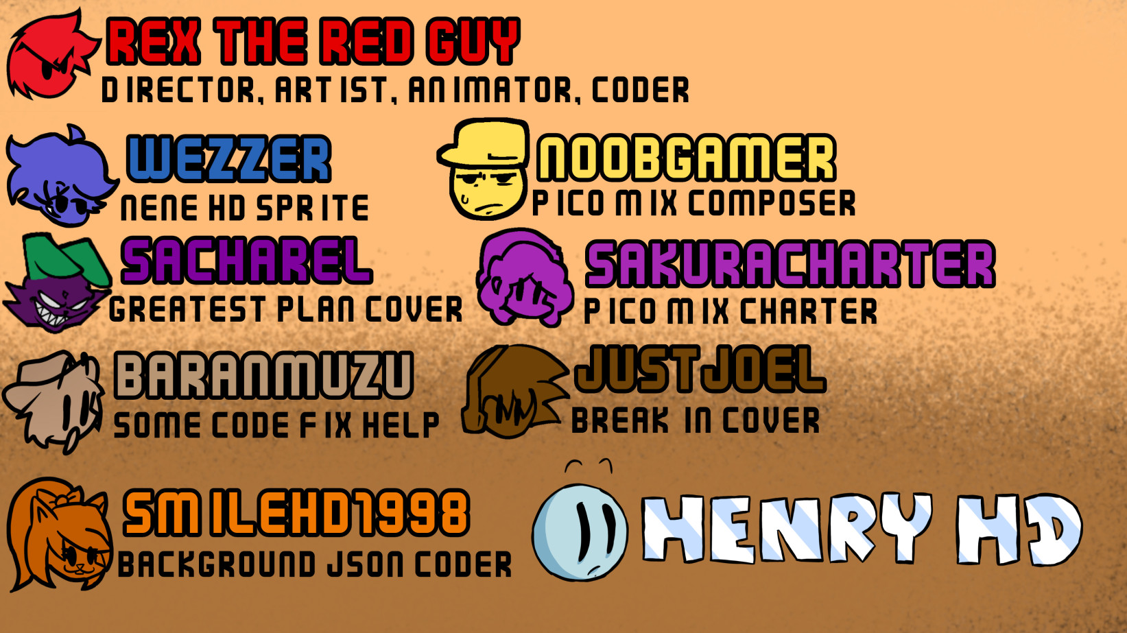 FNF HD VS HENRY STICKMIN!! VERSION 1.0 Mod for Friday Night Funkin ...