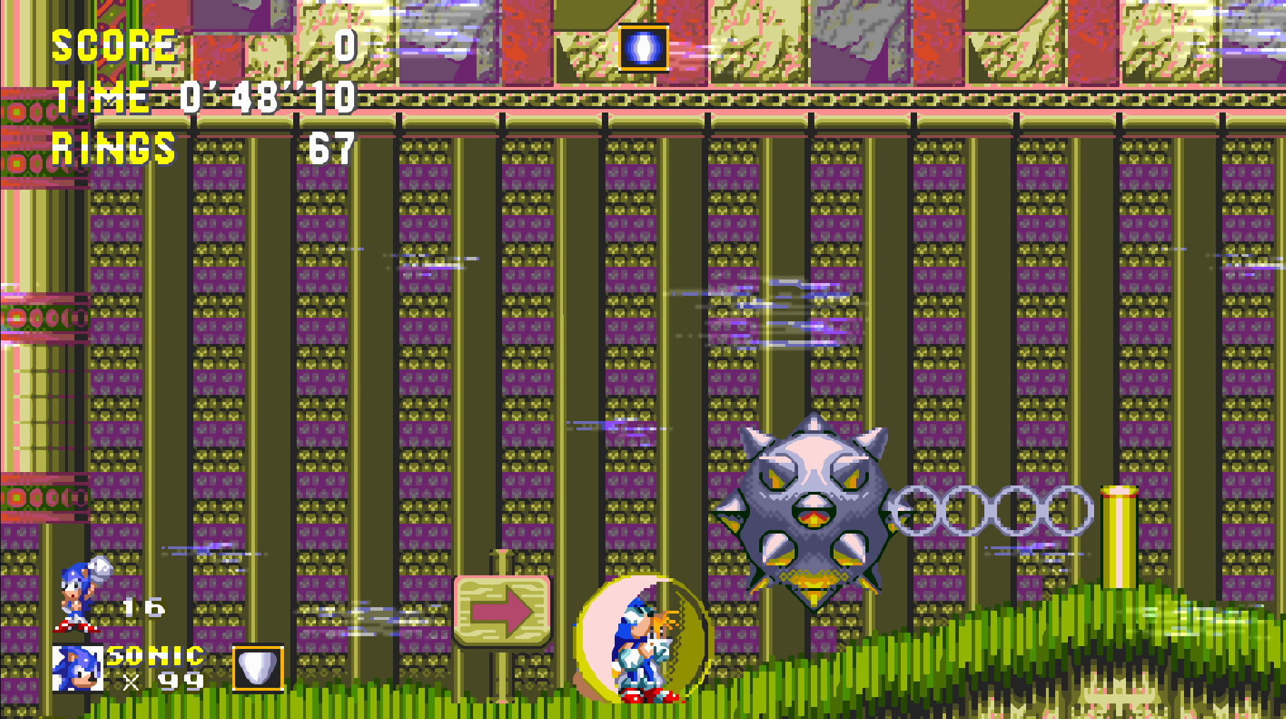 Sunrise/dawn Marble Garden Zone Act 1 Mod for Sonic 3 A.I.R. | S3AIR Mods
