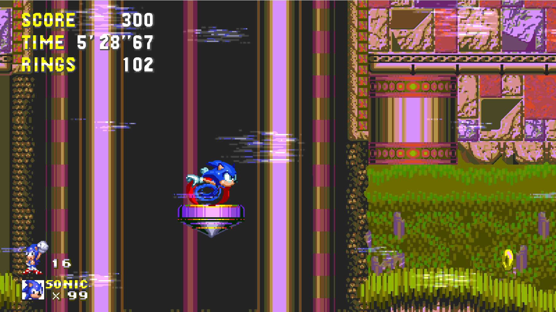 Sunrise/dawn Marble Garden Zone Act 1 Mod for Sonic 3 A.I.R. | S3AIR Mods