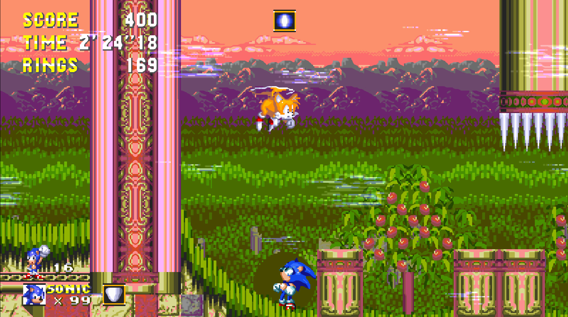 Sunrise/dawn Marble Garden Zone Act 1 Mod for Sonic 3 A.I.R. | S3AIR Mods