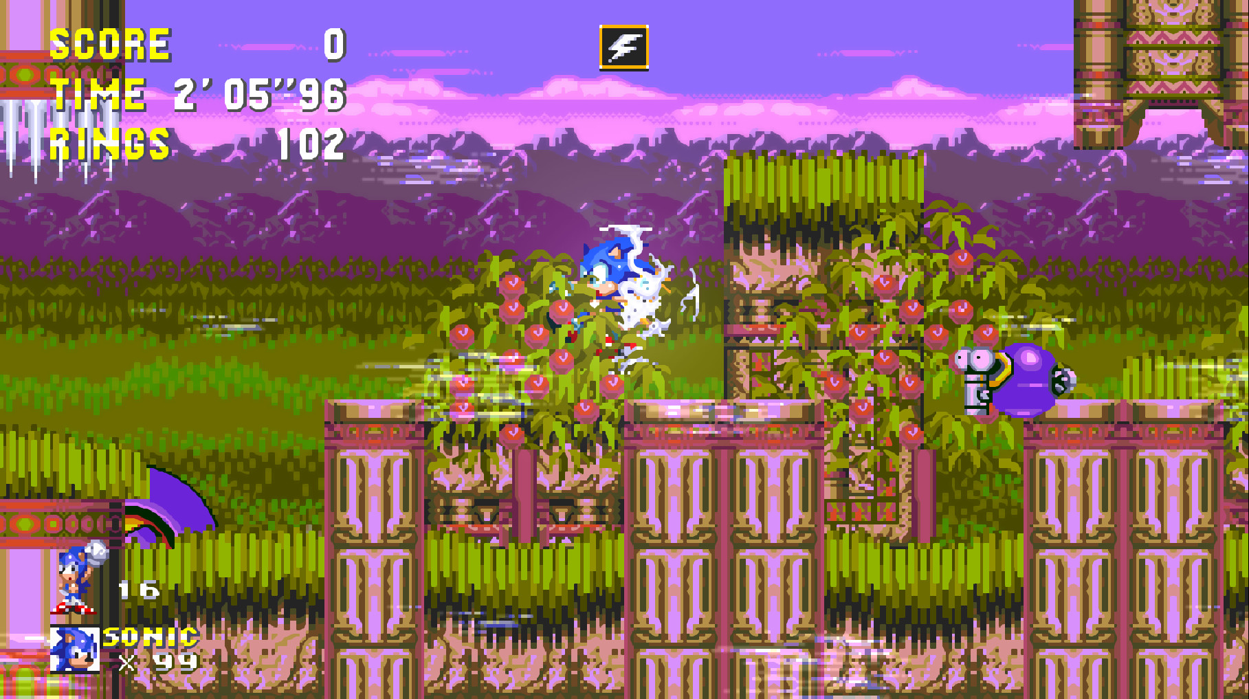 Sunrise/dawn Marble Garden Zone Act 1 Mod for Sonic 3 A.I.R. | S3AIR Mods