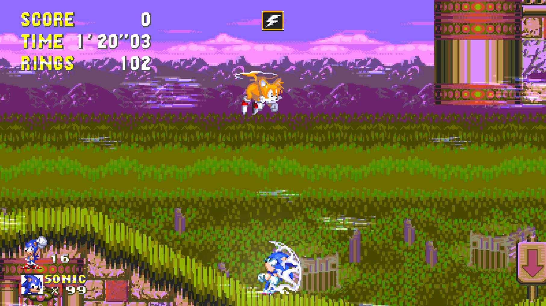 Sunrise/dawn Marble Garden Zone Act 1 Mod for Sonic 3 A.I.R. | S3AIR Mods