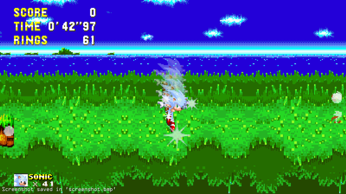Falling Sprite for Hyper Sonic Mod for Sonic 3 A.I.R. | S3AIR Mods