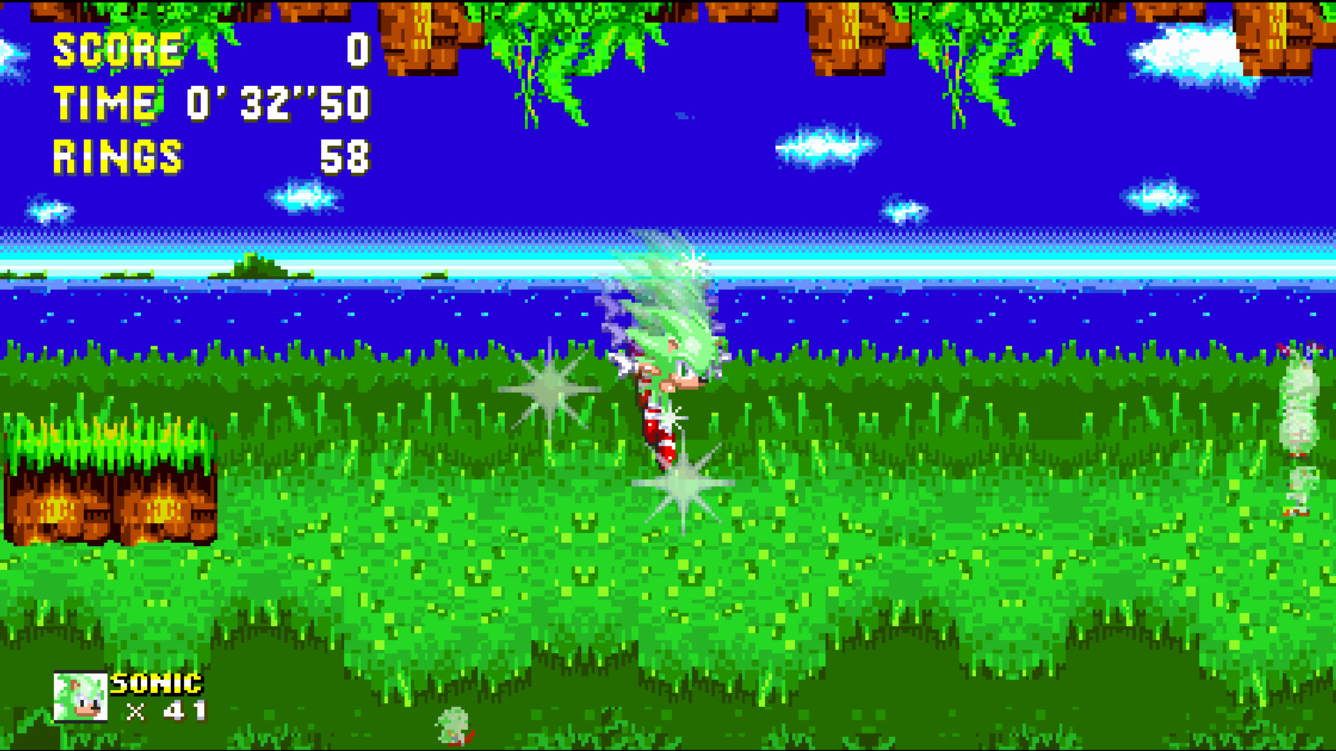Falling Sprite for Hyper Sonic Mod for Sonic 3 A.I.R. | S3AIR Mods
